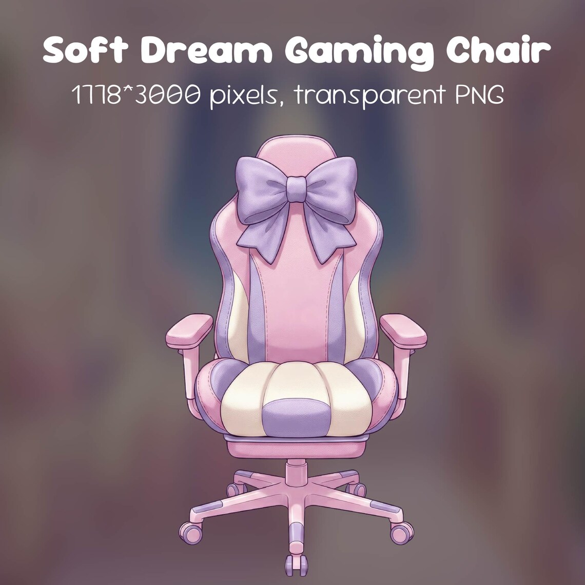 Purple Vtuber Room Asset Pack and Background : Kawaii Soft Dream ...