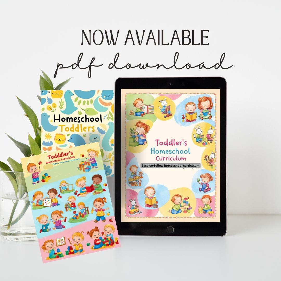 Ultimate Toddler Homeschool Curriculum (ages 1-3) - Etsy