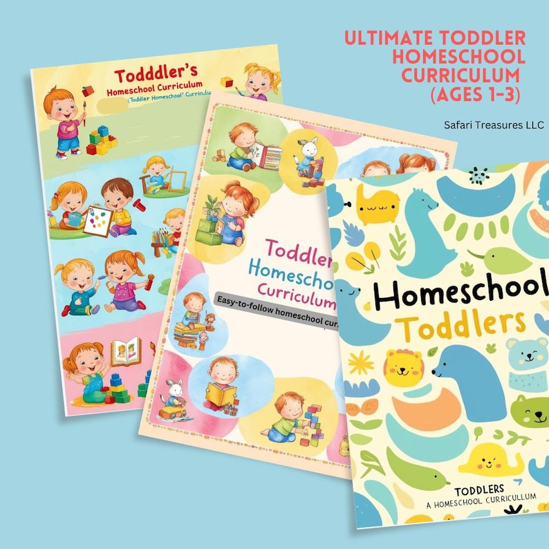 Ultimate Toddler Homeschool Curriculum (ages 1-3) - Etsy