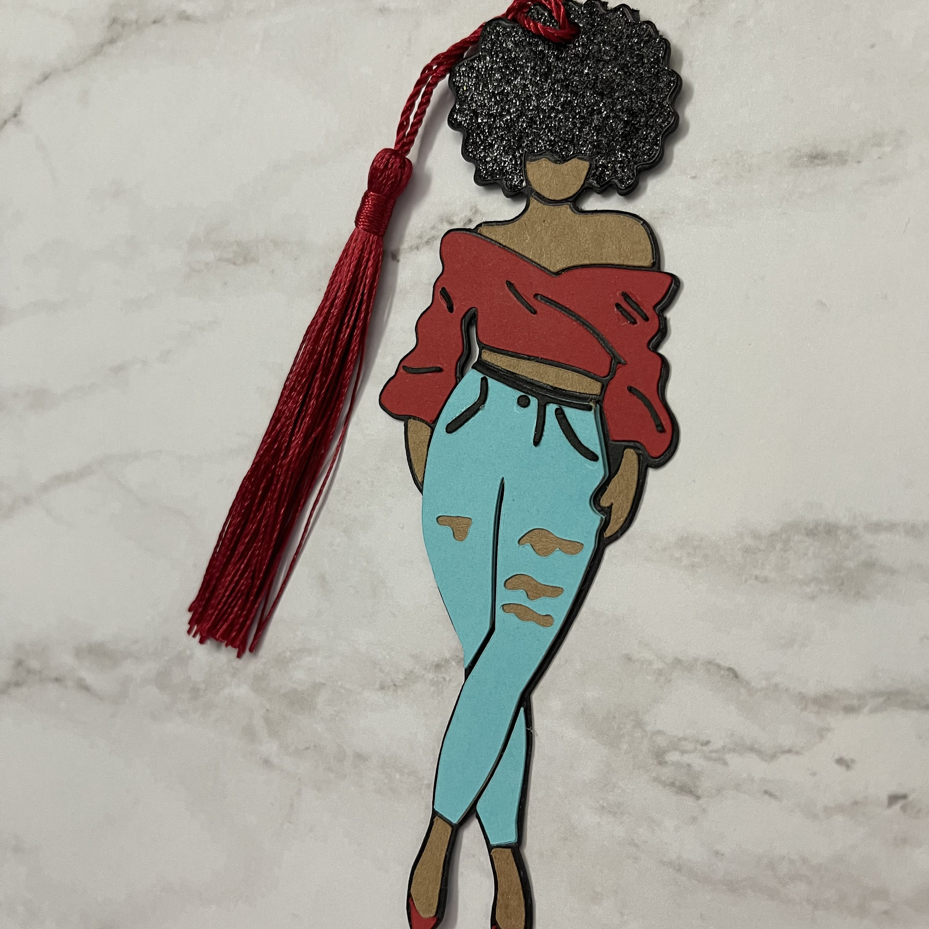 Stacy Bookmark African-american Bookmark Black Girls Read | Etsy