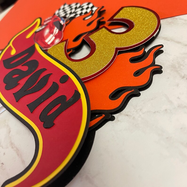 Race Cake Topper Personalized Cake Topper 3D Cake Topper - Etsy