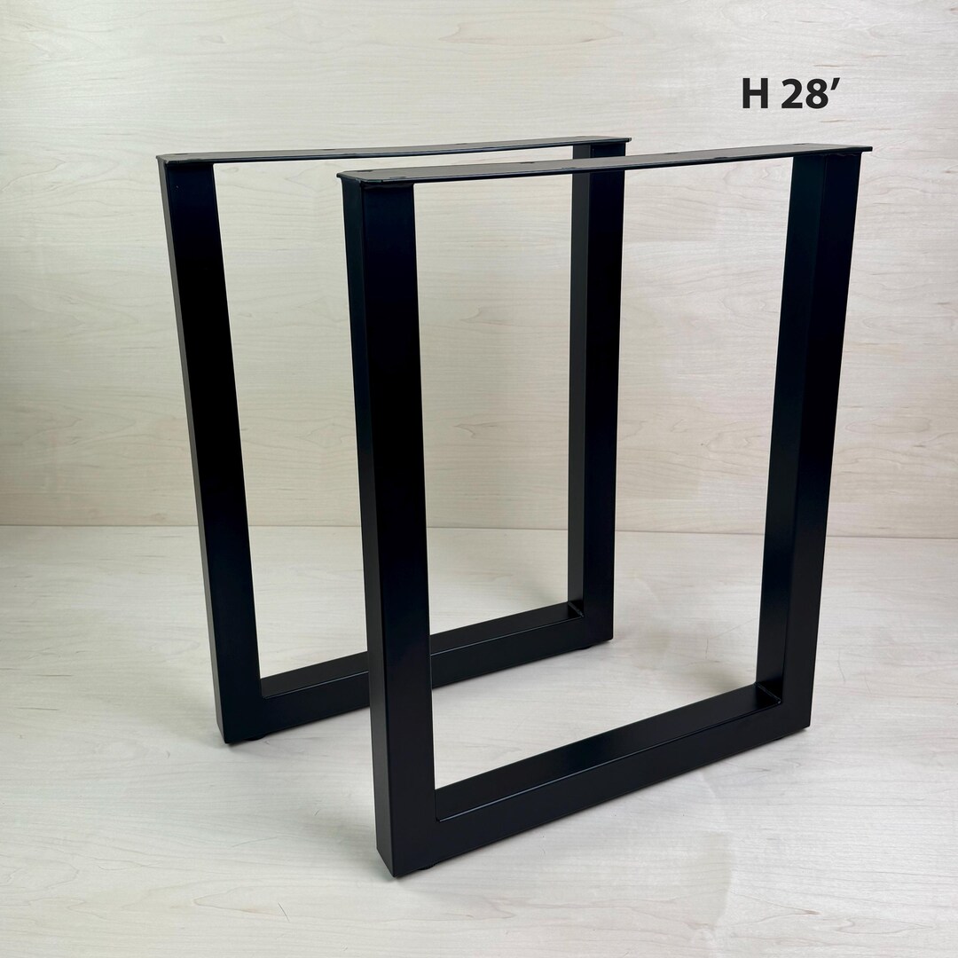 H 28 Inch Dining Table Legs DIY Square Frame Table Leg 2 Pcs - Etsy