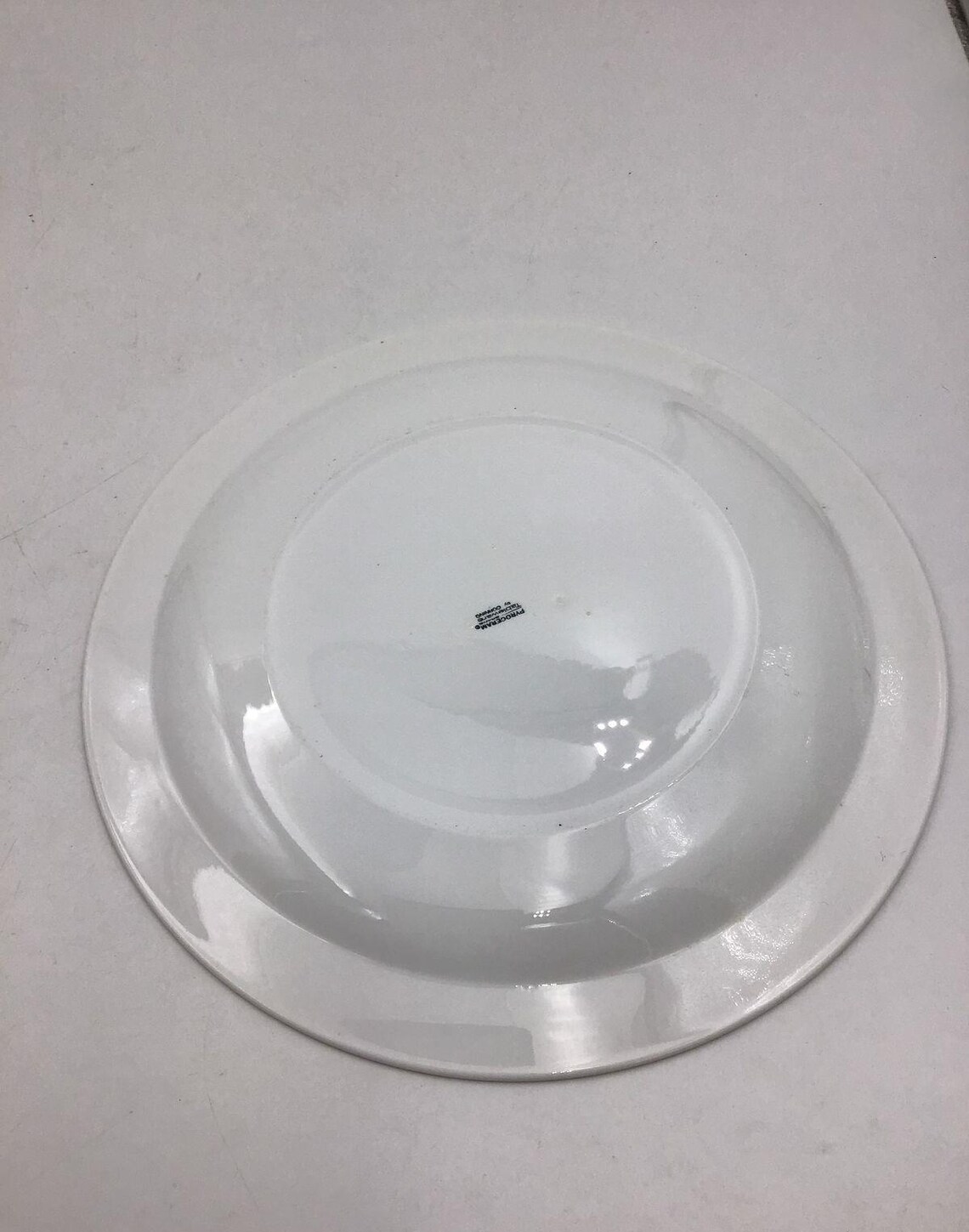 Vintage Corning Santa Clause Print Milk Glass Pyroceram Christmas ...