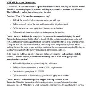 NREMT EMT Exam Study Guide 2025: Practice Questions & Cheat Sheet ...