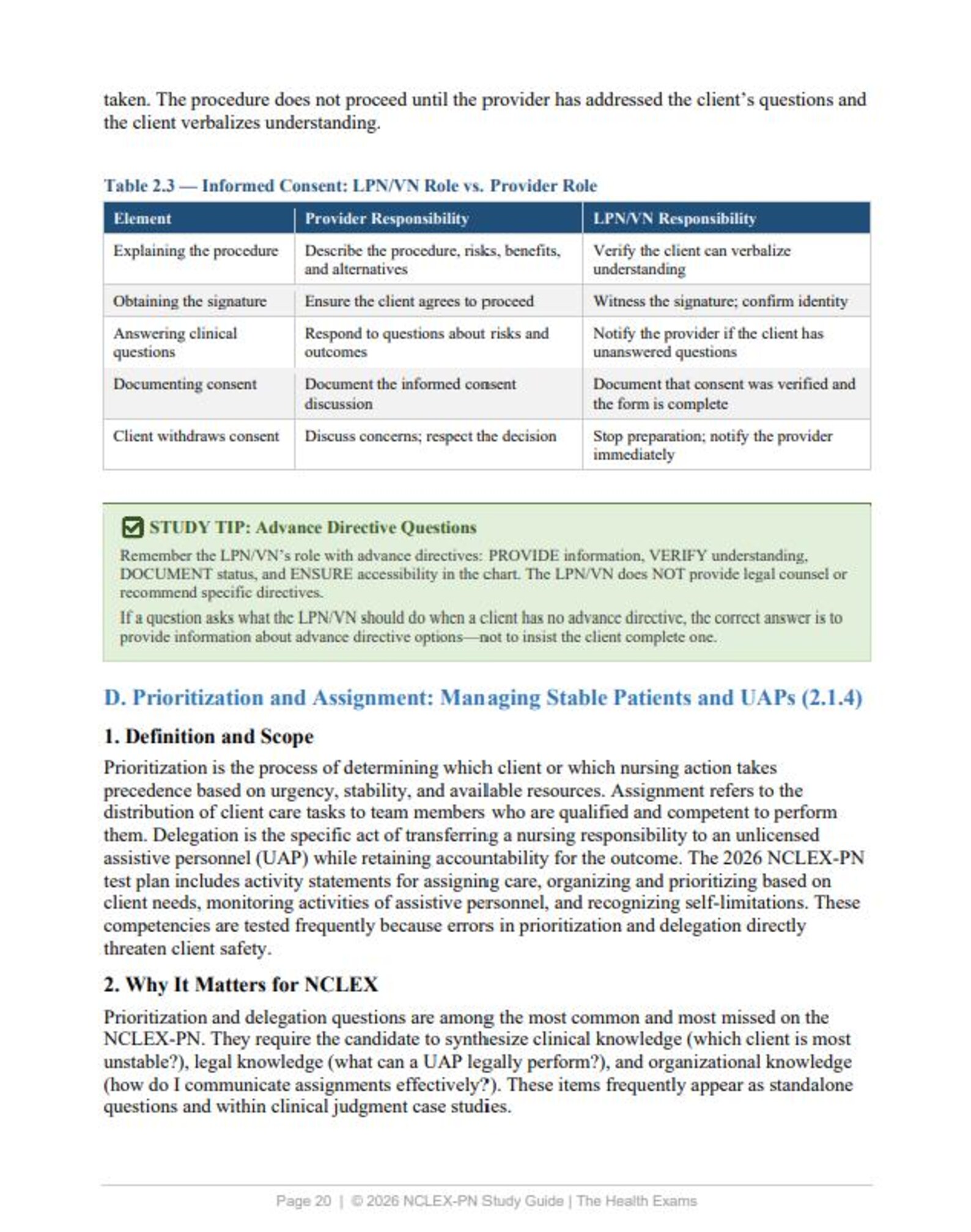NCLEX-PN 2026 Exam Study Guide: Practice Questions & Detailed Notes ...