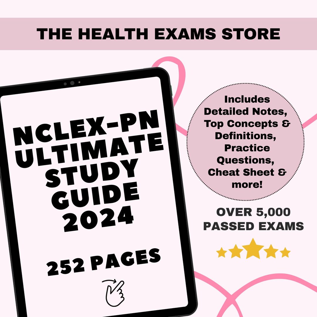 NCLEX-PN Ultimate Exam Study Guide Includes Detailed Notes, Key ...