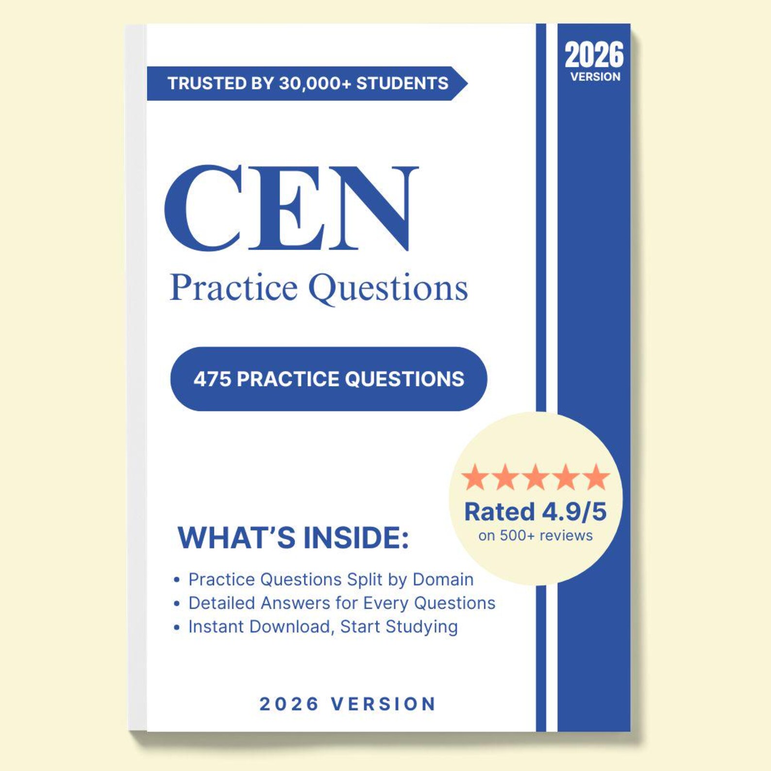 CEN 475 Practice Questions With Detailed Explanations (digital Download ...