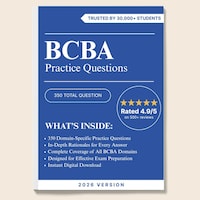 BCBA Study Guide Bundle, 6th Edition Task List, Bcba Exam Complete ...