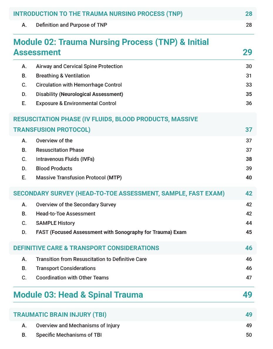 TNCC Exam Ultimate Ebook Study Guide | Includes Detailed Notes ...