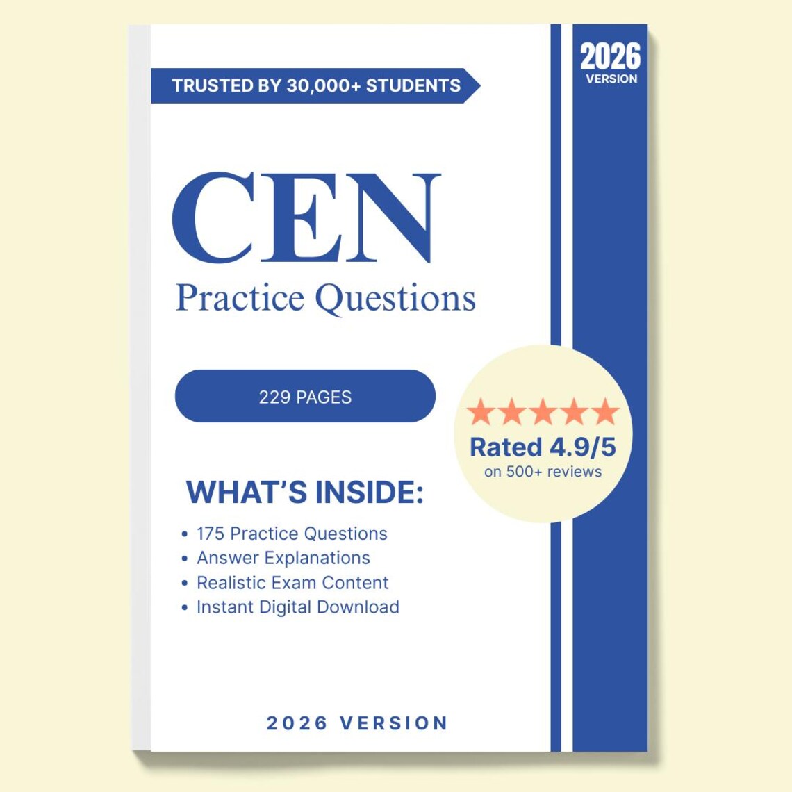 175 Questions for the Certified Emergency Nurse (CEN) 2026 Exam With ...