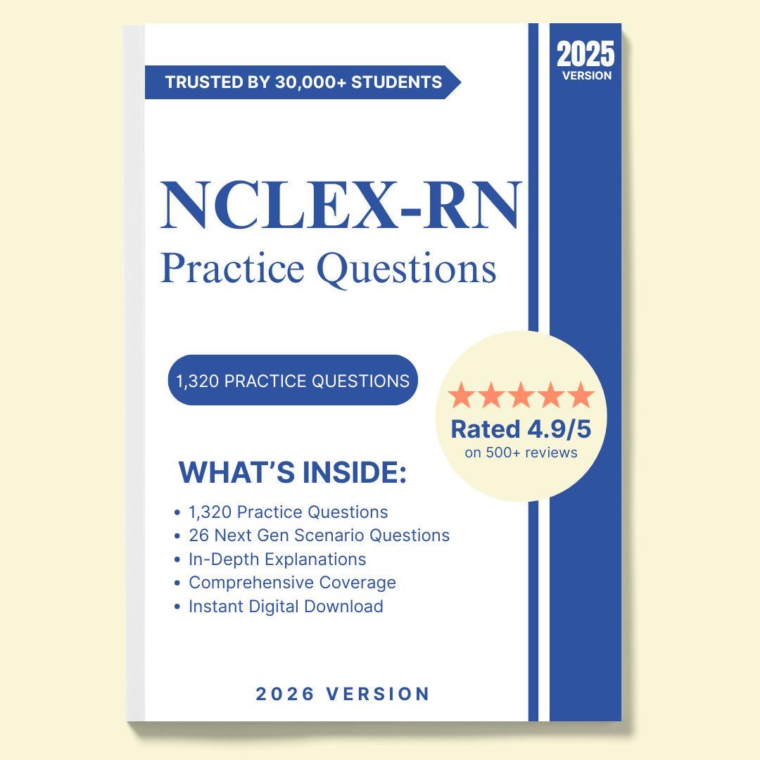 NCLEX-RN Practice Questions – 1,215 Exam-style Questions + 26 NGN ...
