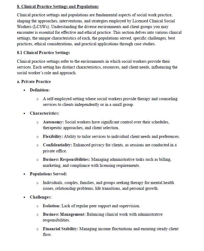 Ultimate LCSW Study Guide With Comprehensive Detailed Notes, Mock Exam ...