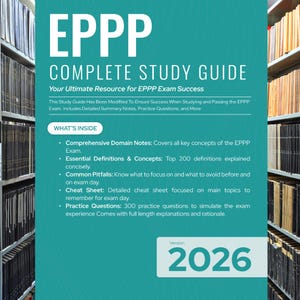EPPP Exam Ebook Study Guide 2026: Practice Questions & Cheat Sheet (PDF ...