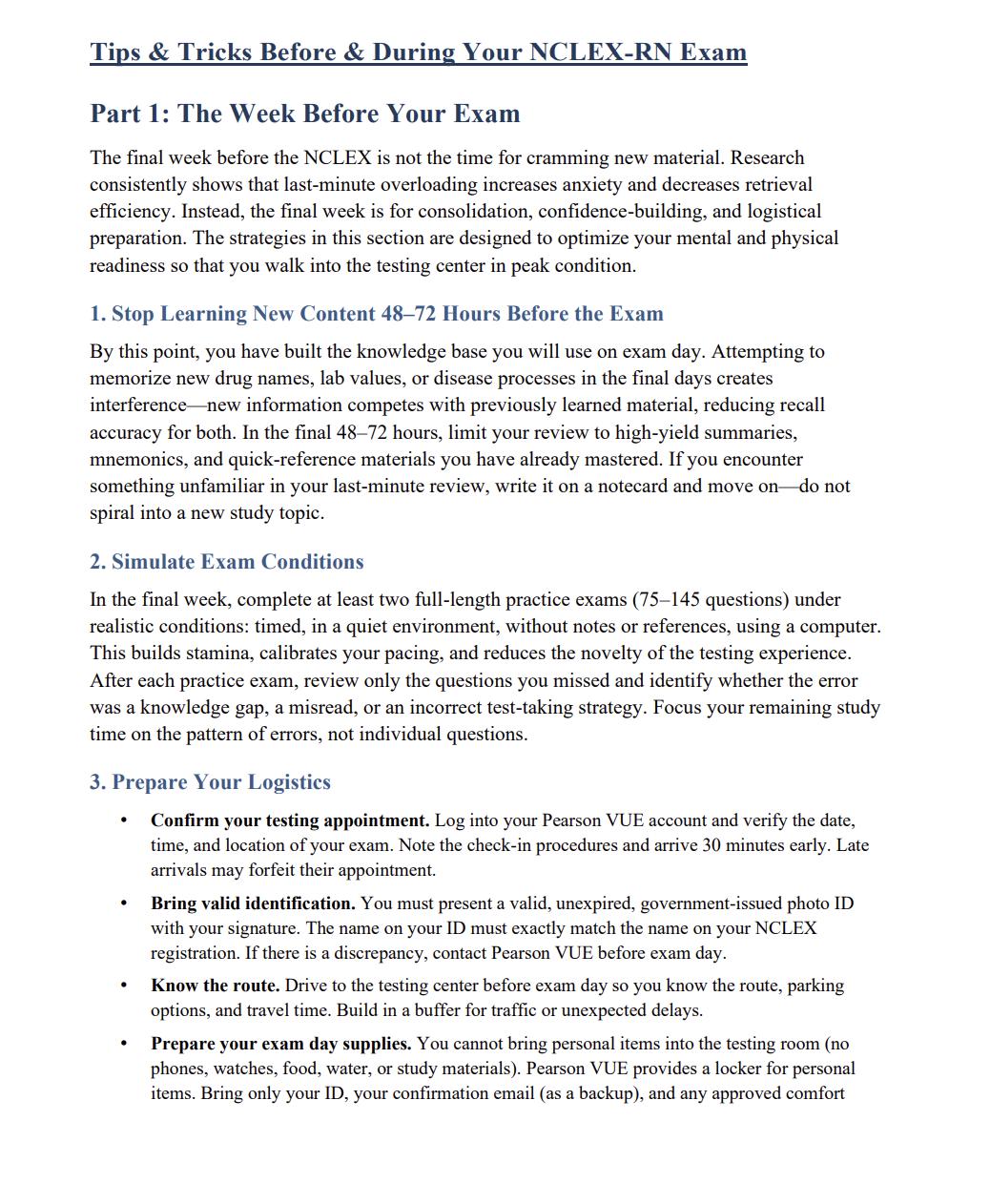 NCLEX-RN 2026 Study Guide: Practice Questions & Detailed Notes ...