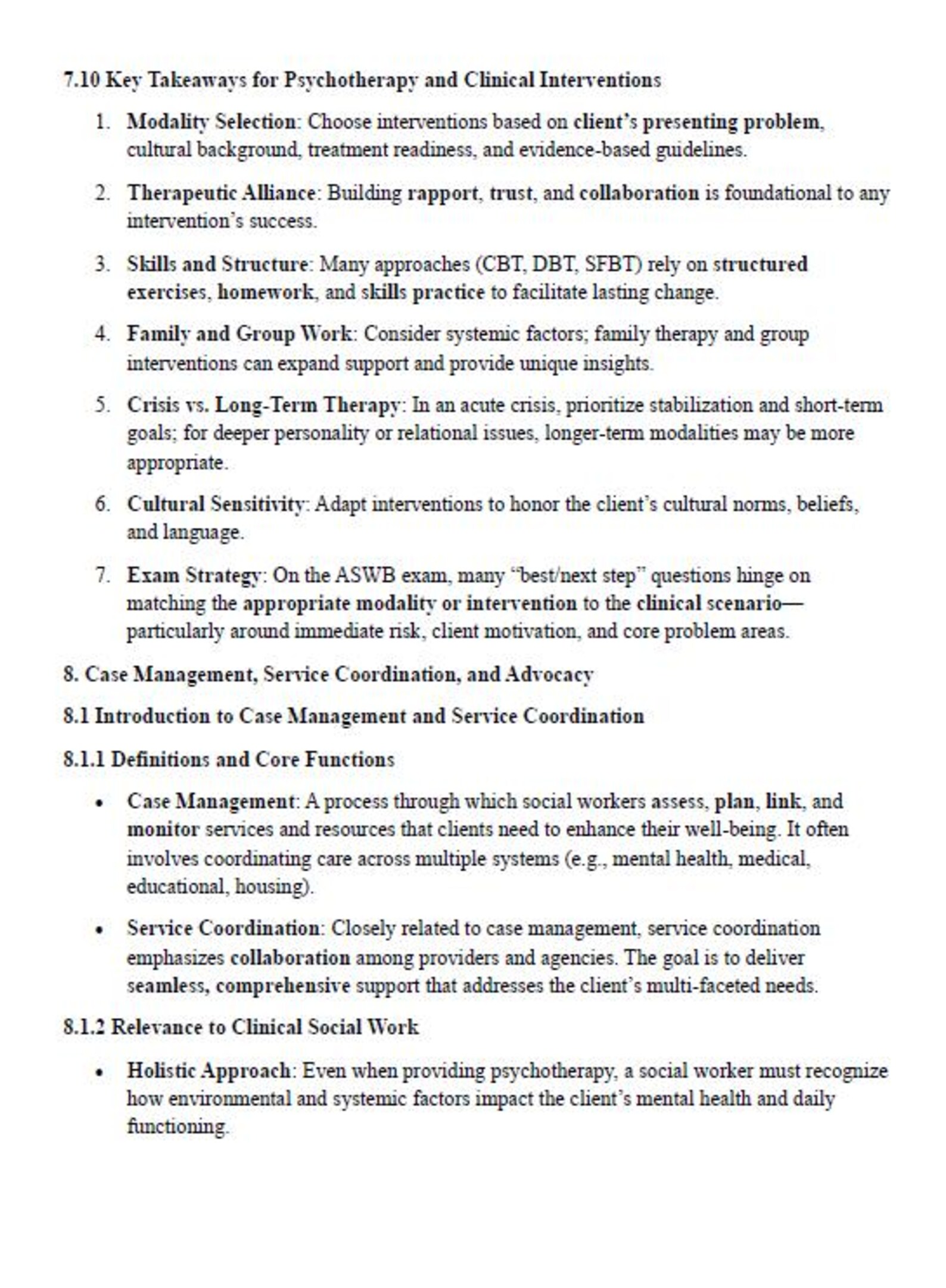 LCSW Exam Summary Notes: 67 Pages of Essential Content for Exam Success ...