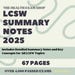 LCSW Exam Summary Notes: 67 Pages of Essential Content for Exam Success ...