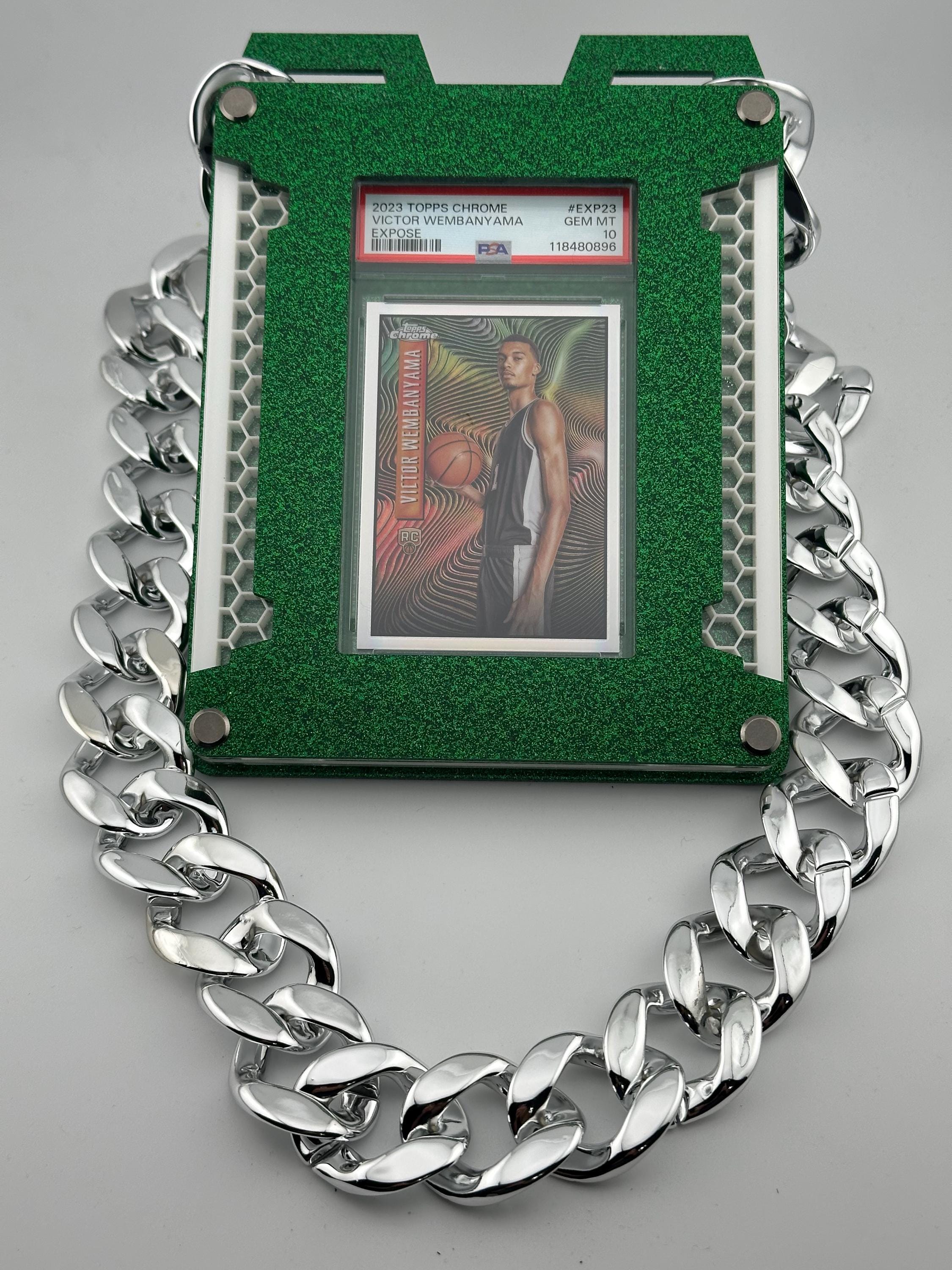 Wearable Card Holder Chain for PSA BGS CGC Slabs – Show off Sports or ...