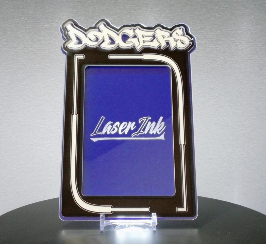 Dodgers Urban Mini Stand Baseball Card Holder - Etsy