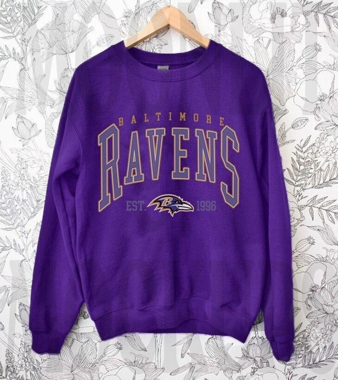 Baltimore Ravens Sweatshirt Ravens EST 1996 Shirt Baltimore - Etsy