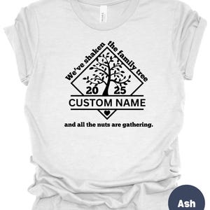 Custom Family Tree Shirt Customized Reunion Gifts Personalized Gifts ...