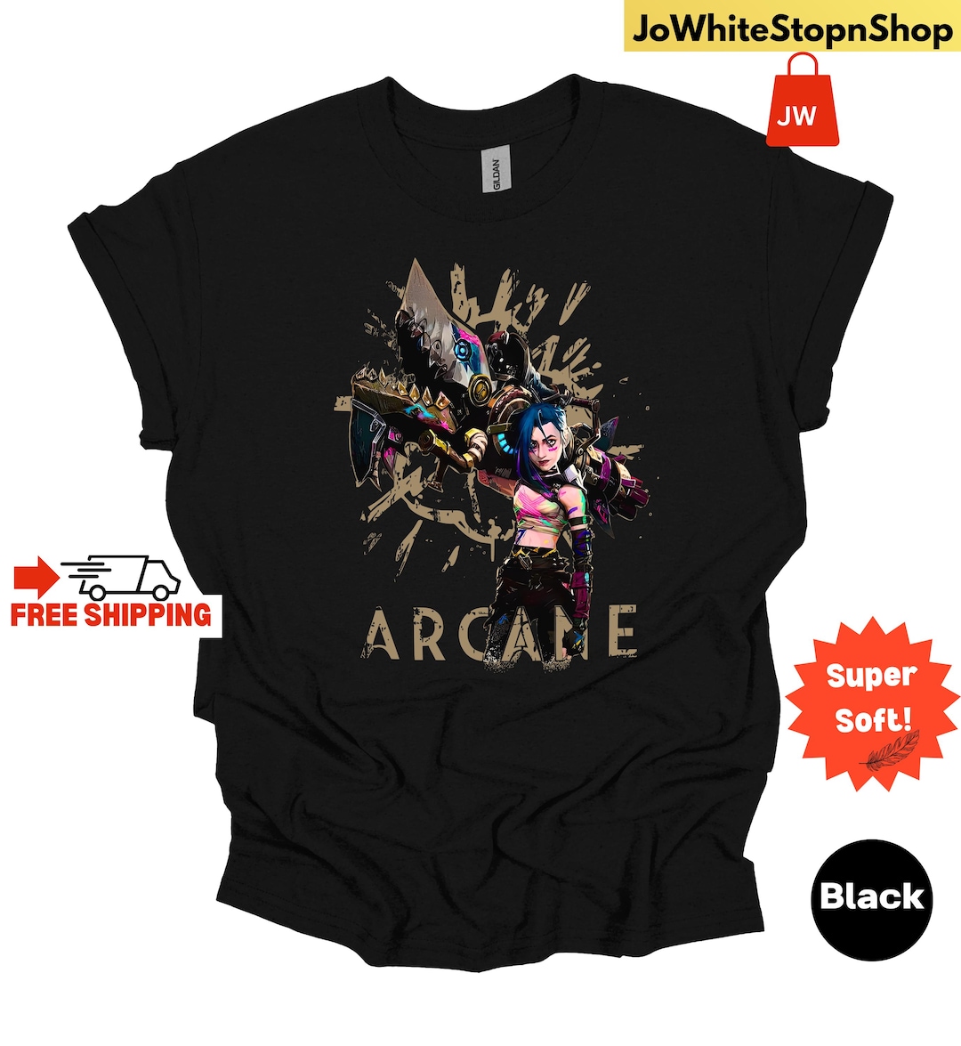 Arcane Sweatshirt Arcane Merch Arcane Vi Arcane Jinx Arcane Jinx Arcane ...
