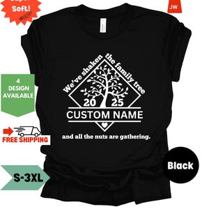 Custom Family Tree Shirt Customized Reunion Gifts Personalized Gifts ...