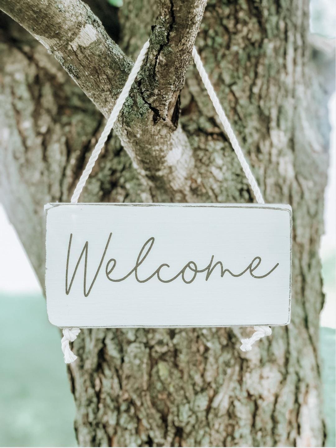 Welcome, Mini Welcome Sign, Mini Sign, Mini Hanging Sign, Home Decor ...