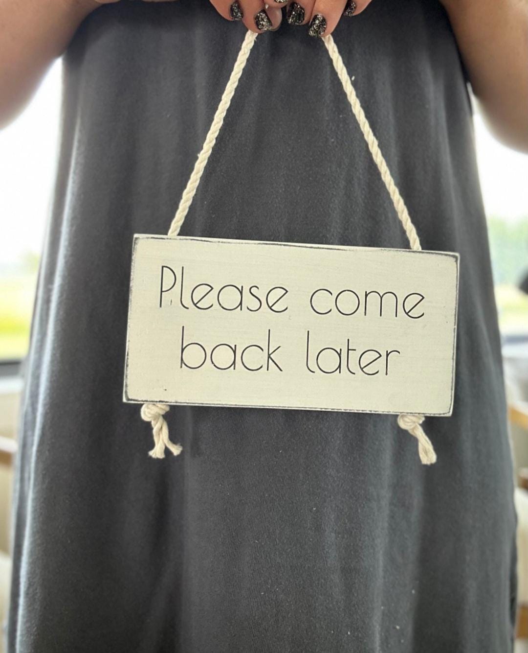 Please Come Back Later, Mini Sign, Mini Hanging Sign, Quiet Office Sign ...