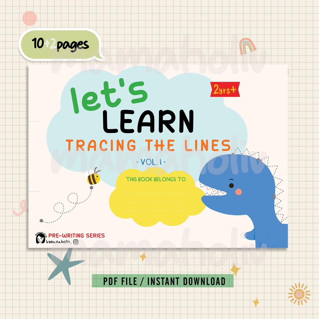 Pre-writing Tracing Preschool Worksheets for Toddlers Printable Busy ...