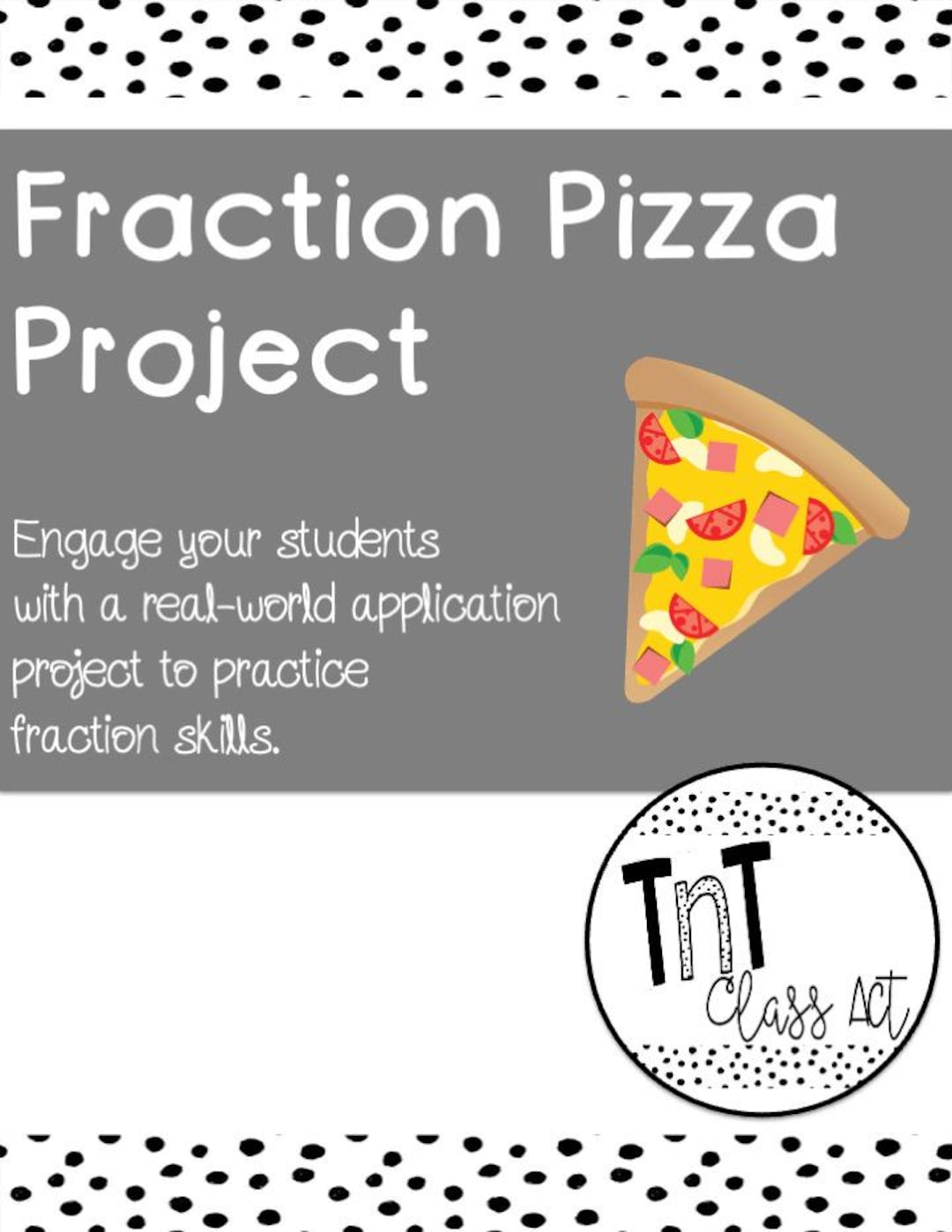 Fraction Pizza Project Fun & Engaging Math Activity for Students - Etsy
