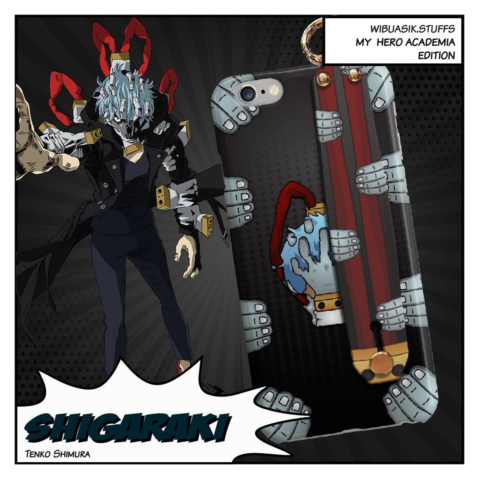 Decay Villain Hero Shigaraki Anime MHA Aesthetic Durable Protective ...