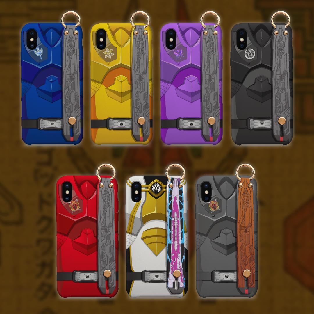 Sentai Rangers Phone Case With Hand Strap Lanyard Charm - Insect Ohsama ...