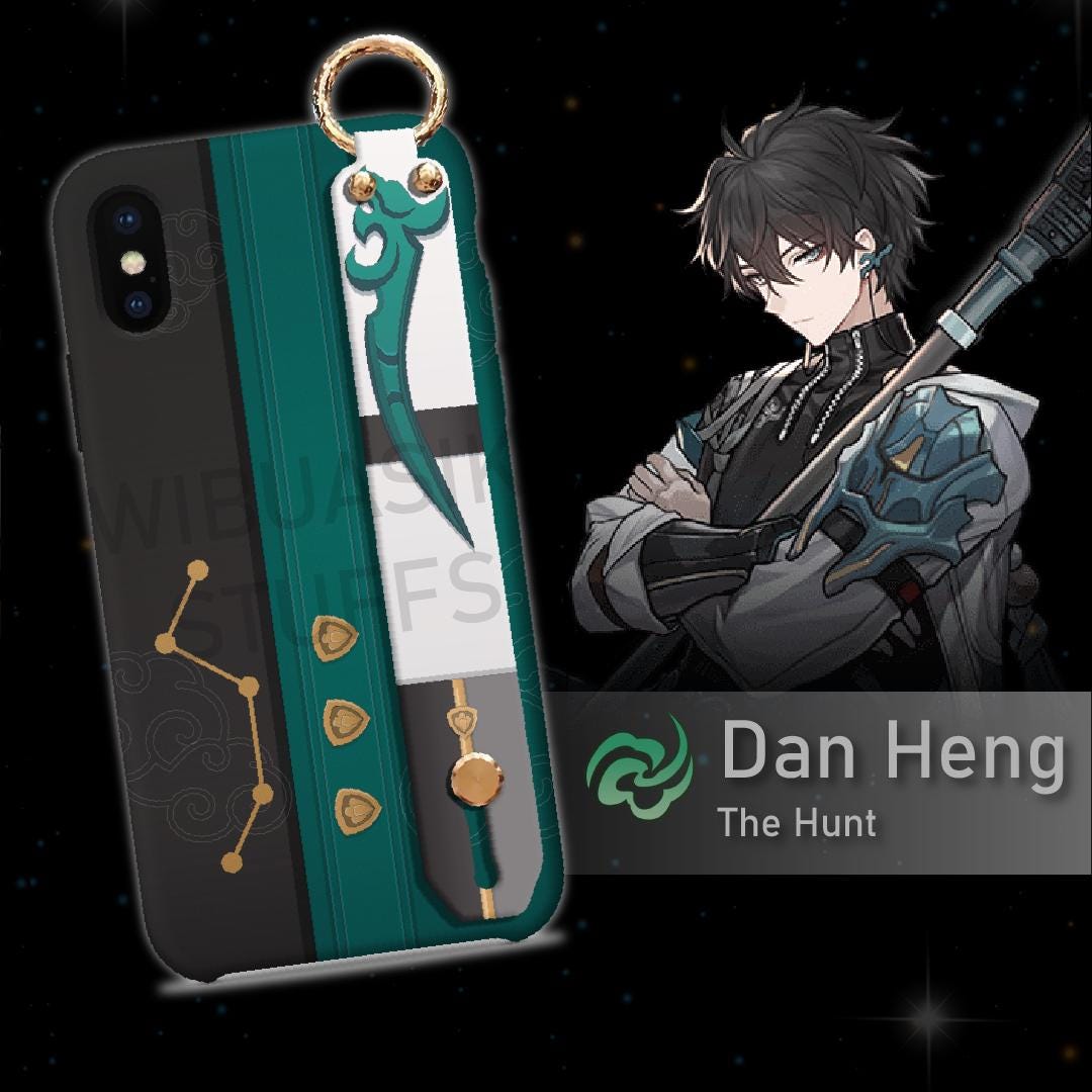 Dan Heng Honkai Star Rail Phone Case With Hand Strap - Etsy