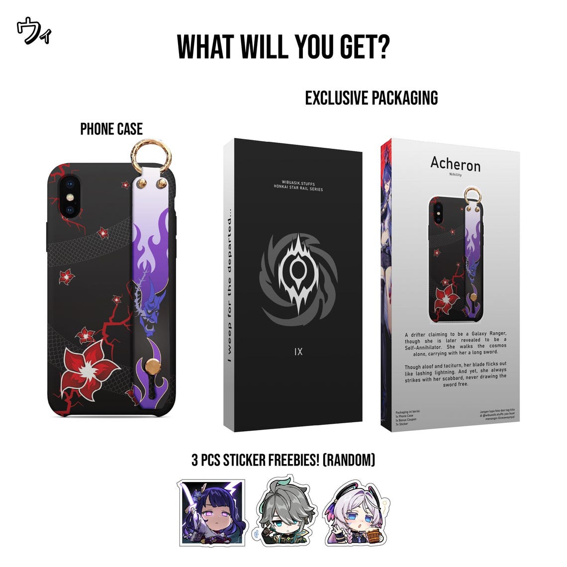 Honkai Star Rail Phone Case With Hand Strap – Durable Anaxa Aesthetic ...