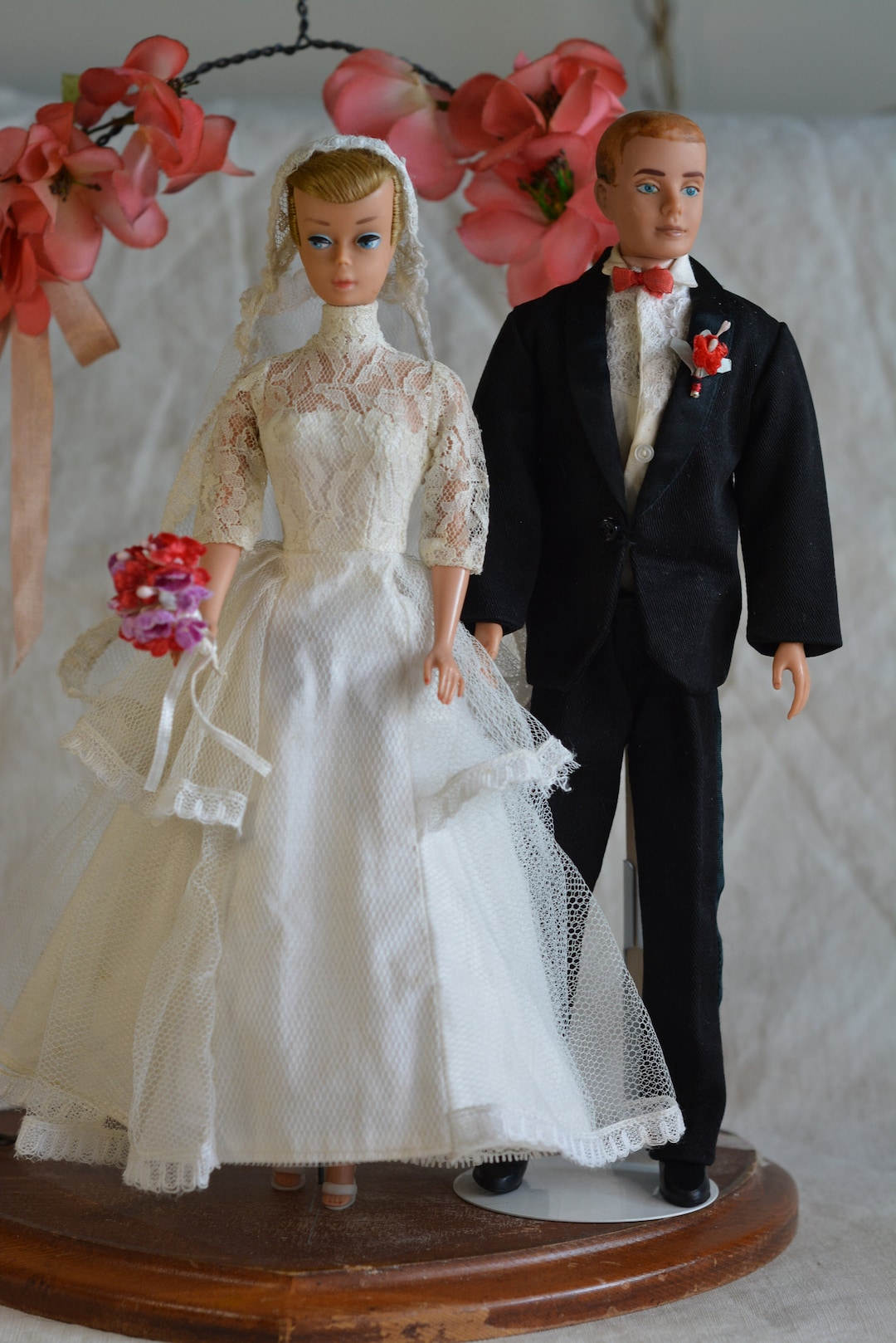 Vintage Barbie and Ken Clone Wedding Dress and Tux Set, Premier 60s - Etsy