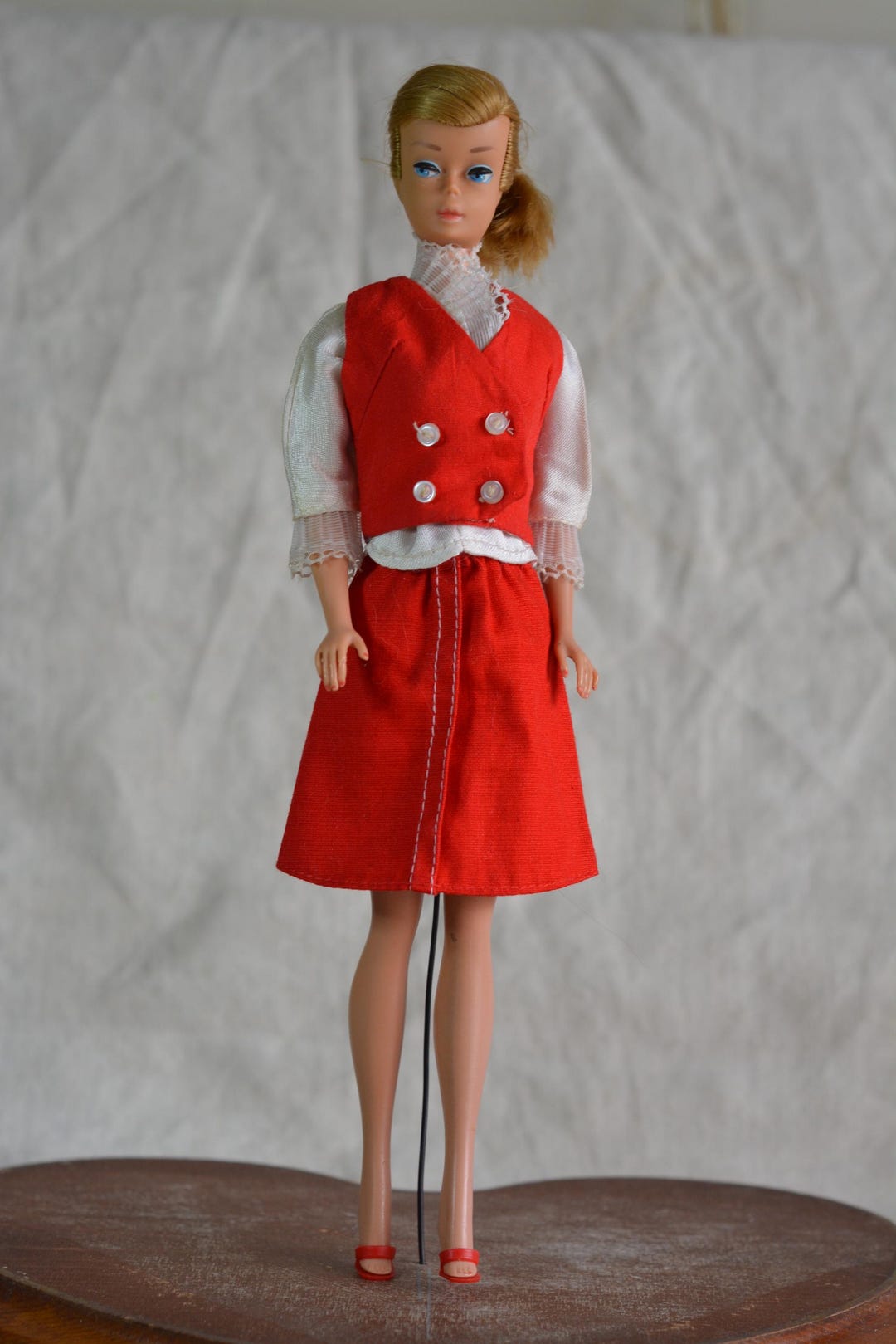 Vintage Barbie Clone British Crown Colony of HK Red Outfit, 60s - Etsy
