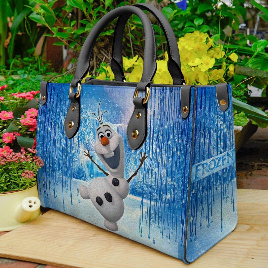 Olaf Frozen Handbag, Disney Olaf Leather Handbag, Shoulder Bag, Custom ...