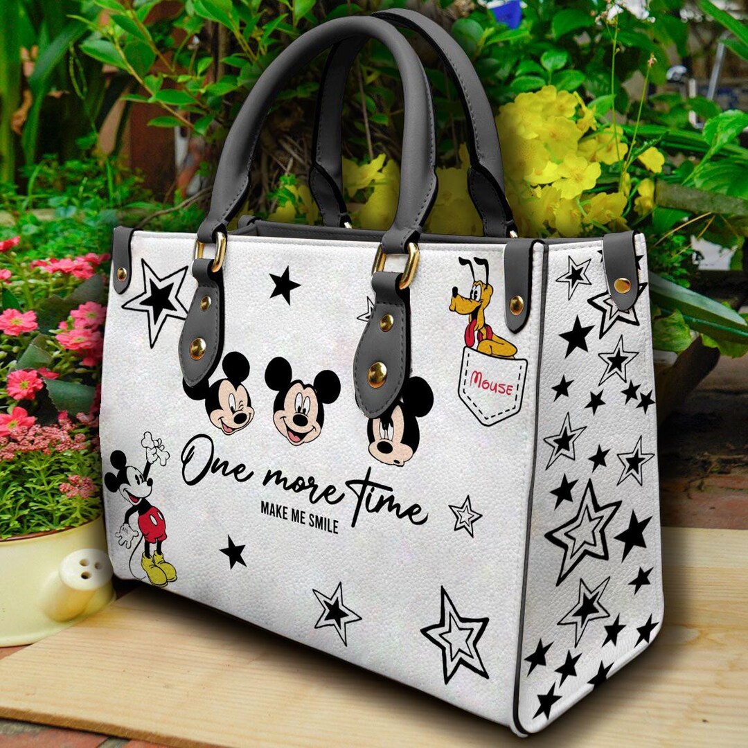 Disney Mickey Mouse Handbag, One More Time Mickey Character Leather ...