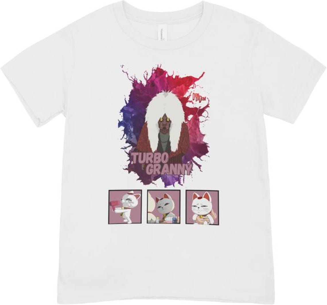 Dandadan Turbo Granny Baba Yokai Anime Illustration Streetwear Artwork ...