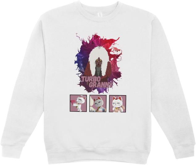 Dandadan Turbo Granny Baba Yokai Anime Illustration Streetwear Artwork ...