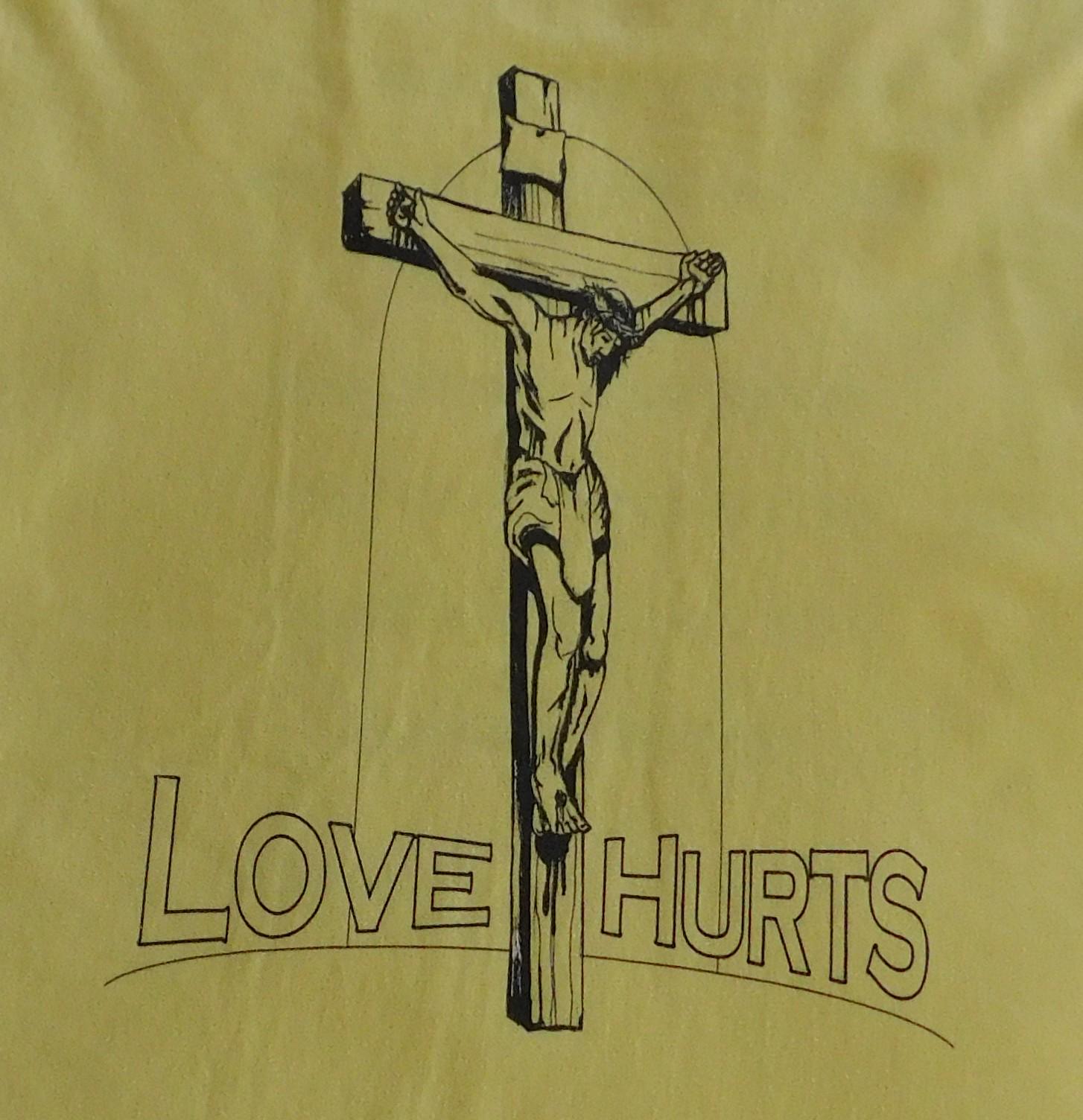 Christian Witness Wear "love Hurts" - Etsy