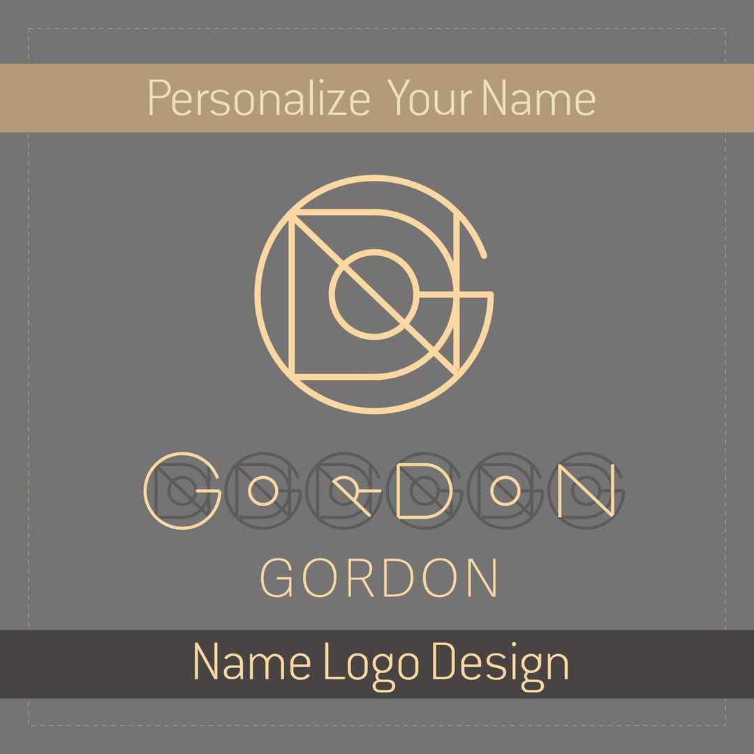 Custom Name Logo Design,personalized Name Logo, Name Logo, Minimalist ...