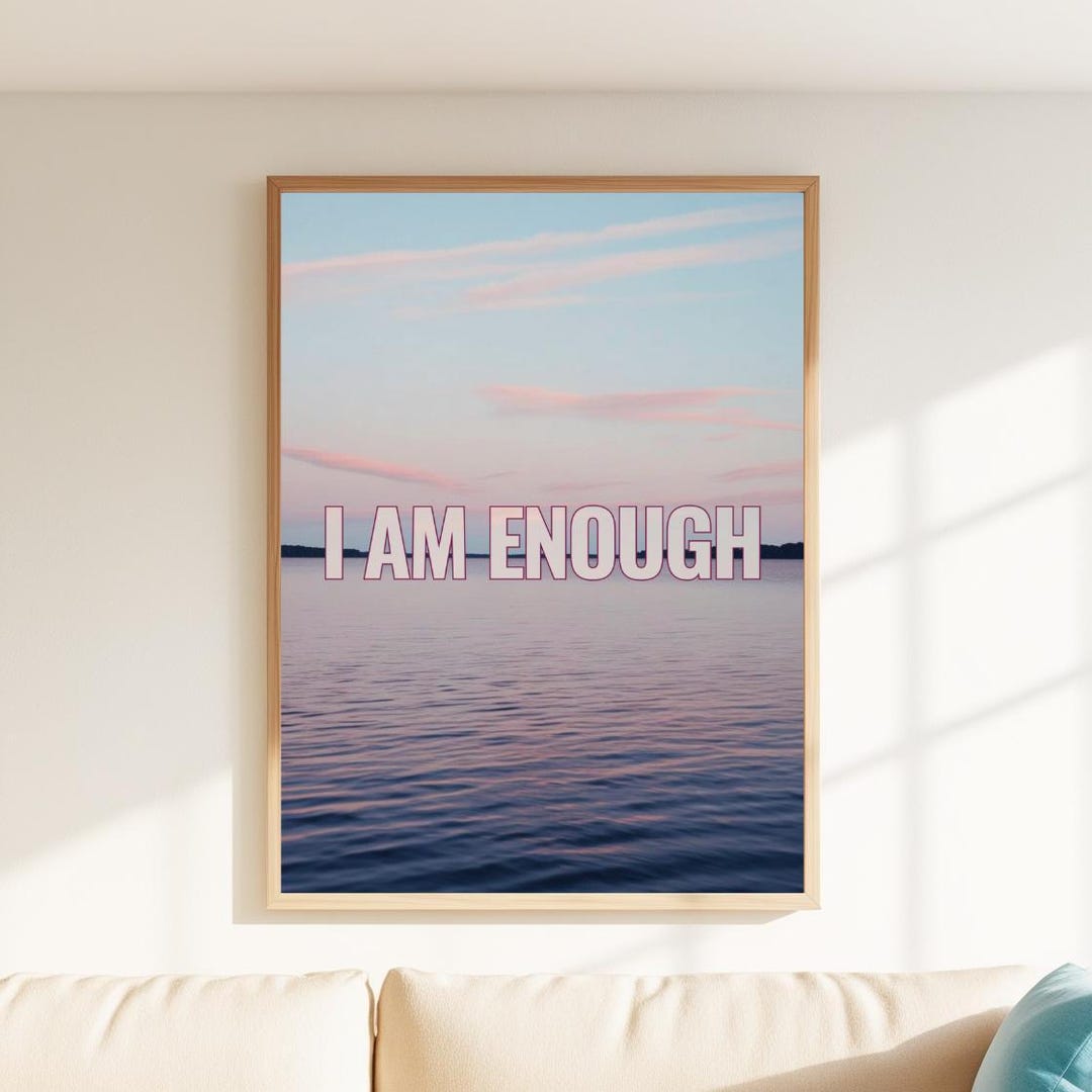 Affirmation Poster, Positive Quote, Affirmation Print, Self Esteem ...