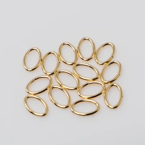 25pcs 14K Gold Filled 3x5mm Open Oval Jump Rings 22ga Made | Etsy