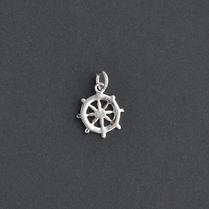 Ship Wheel Charm - Etsy