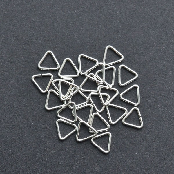 Triangle Jump Rings - Etsy