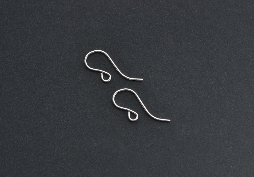 Sterling Silver French Ear Wires 8x20mm, Made in USA, A85 - Etsy
