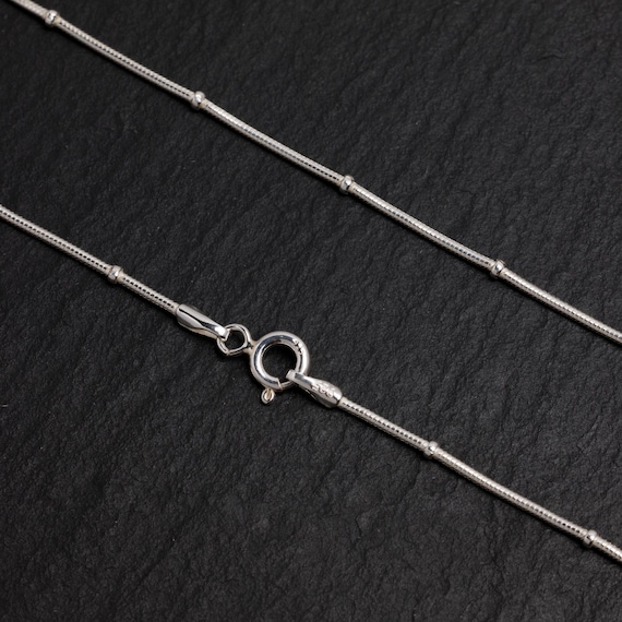 24 inch sterling silver snake chain store