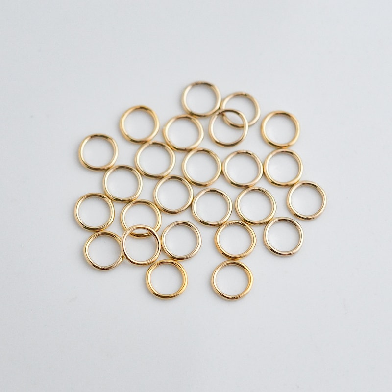 14karat Gold Jump Rings - Etsy