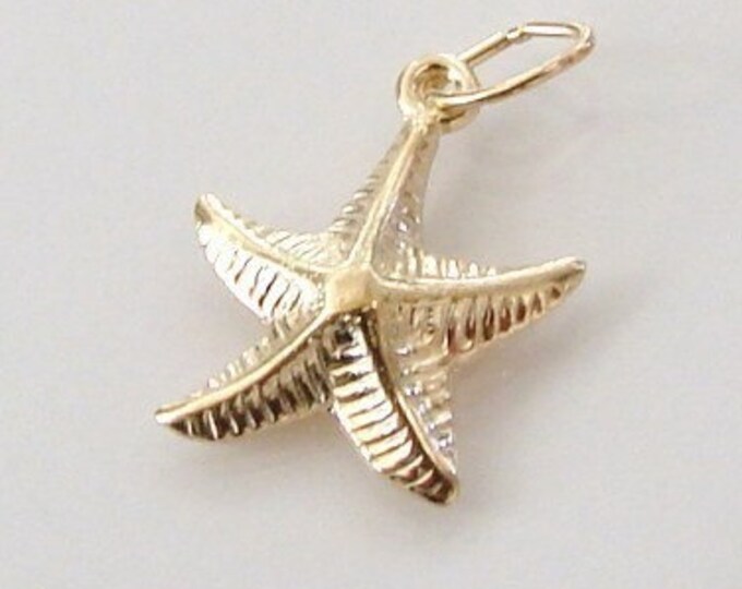 One 14K Gold Filled Starfish Charm, Made in USA, GC7 - Etsy